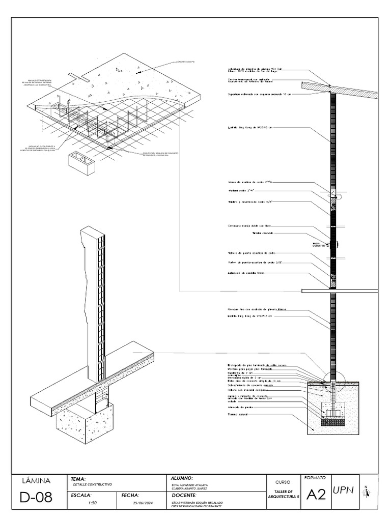 DETALLE CONSTRUCTIVO | PDF