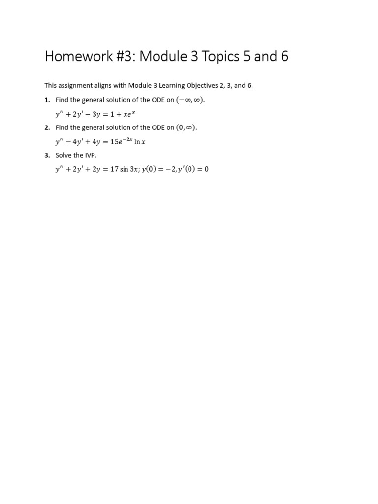 Homework 3 2 | PDF