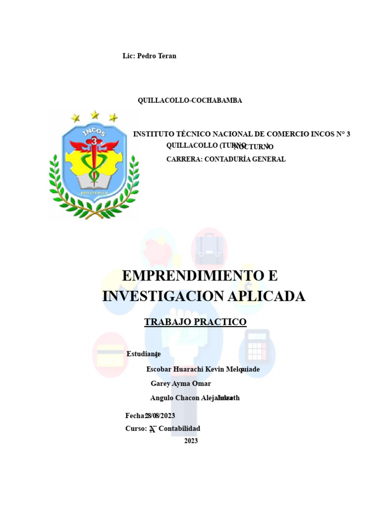 Caratula Incos 3 | PDF