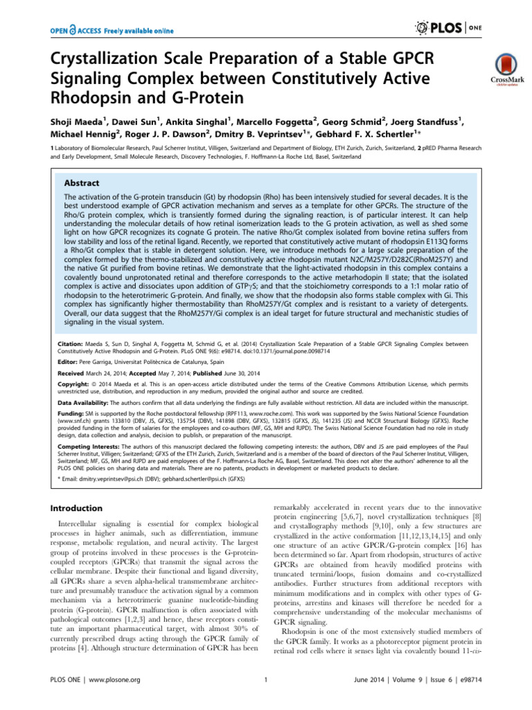 Crystallization Scale Preparation of A S | PDF | Protein Purification ...