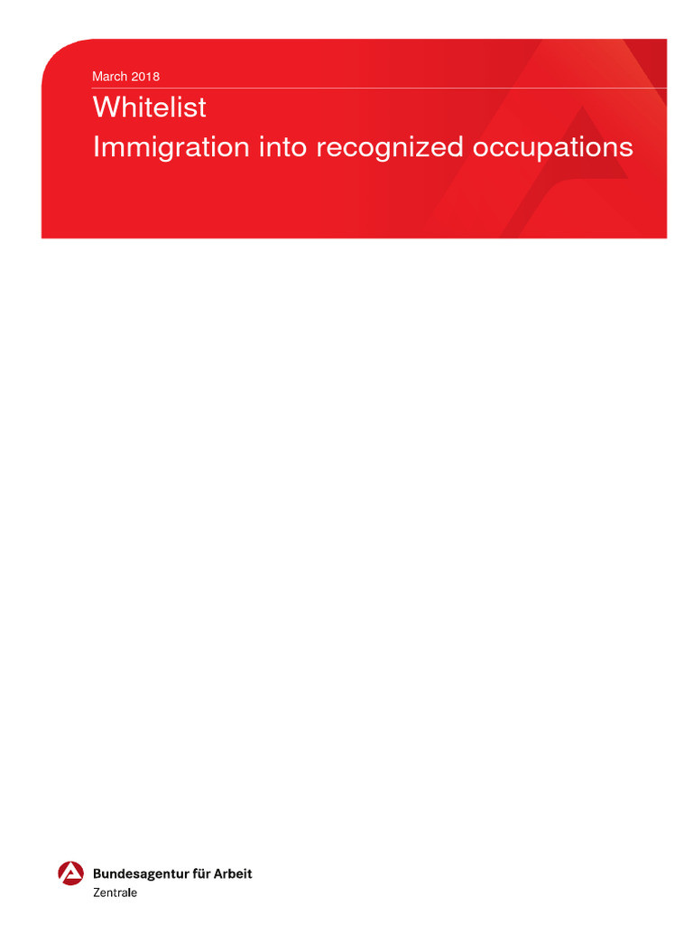 March 2018 Immigration Whitelist | PDF | Nursing | Physical Therapy