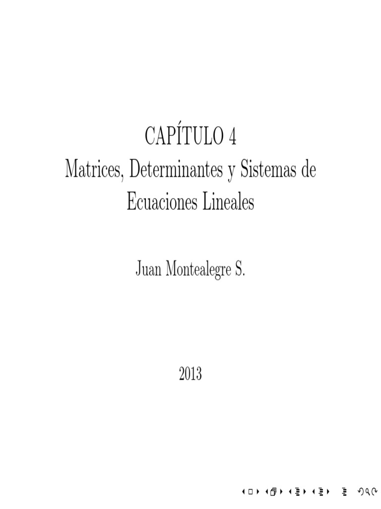 Matrices Determinantes Sistemas - 1 | Descargar gratis PDF | Matriz ...