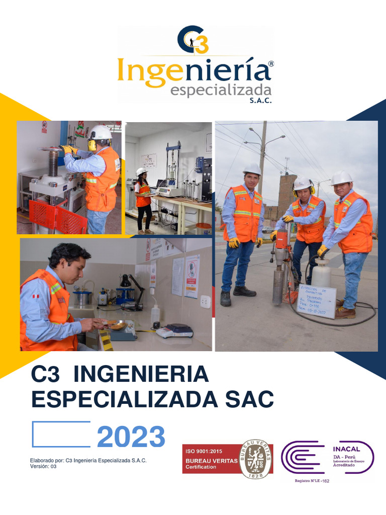 Block de La Empresa - C3 Ingenieria Especializada Sac 0.1 | PDF ...