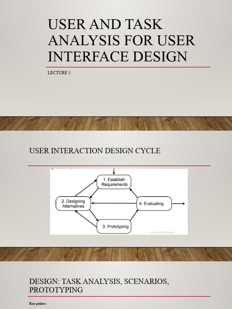 Lecture 5.user and Task Analysis For User Interface Design | PDF | User ... Lecture 5.user and Task Analysis For User Interface Design | PDF | User ...