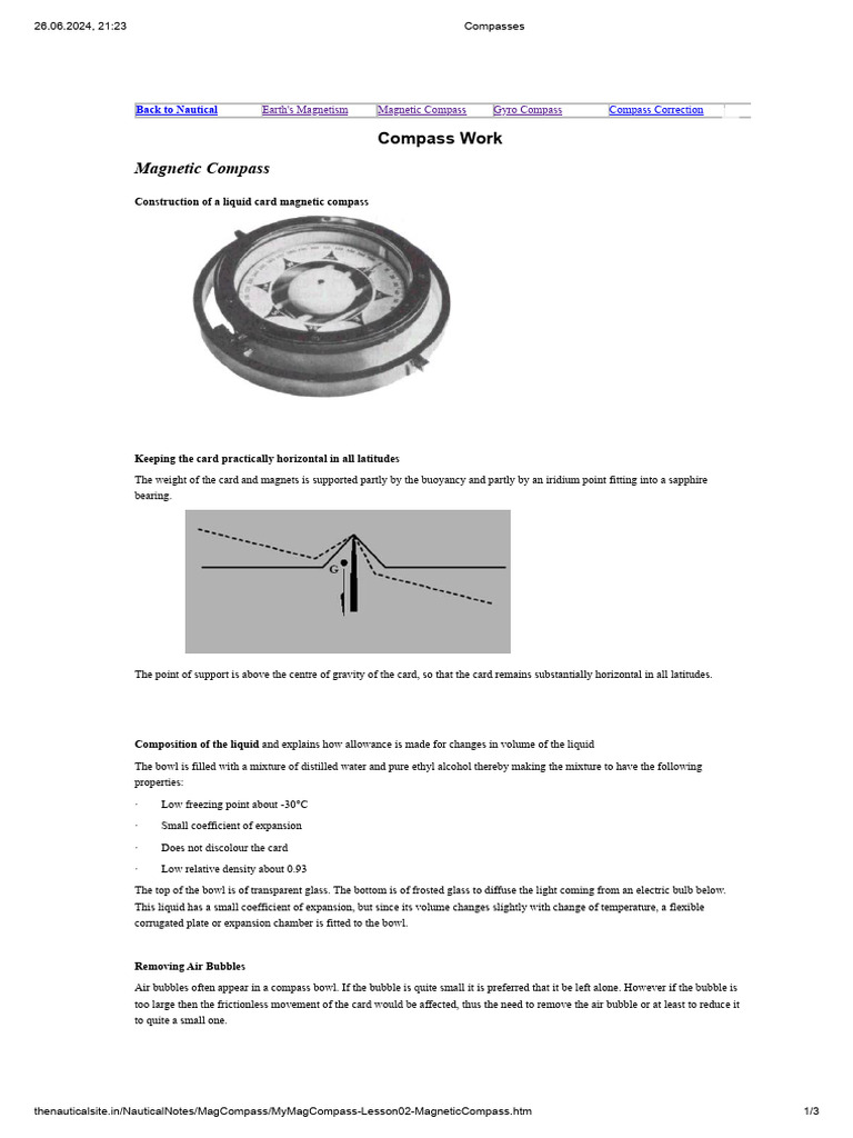 Compasses 3 | PDF | Compass | Gyroscope