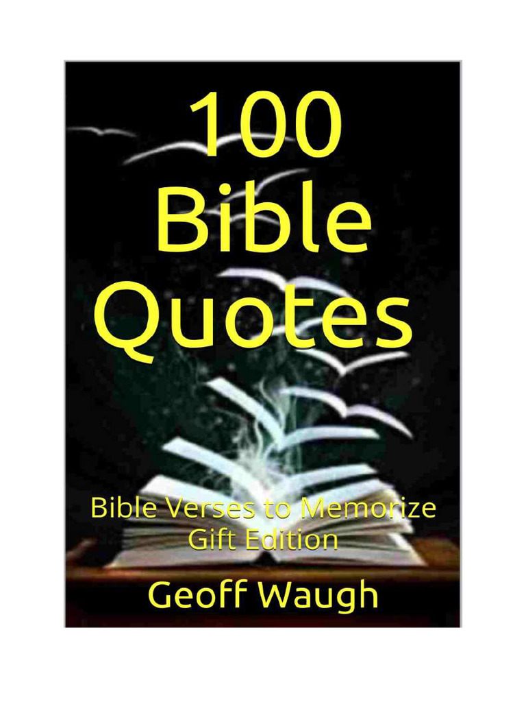 100 Bible Verses to Memorize KJV | PDF | King James Version | Bible