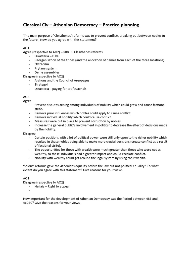 Classics Revision | PDF