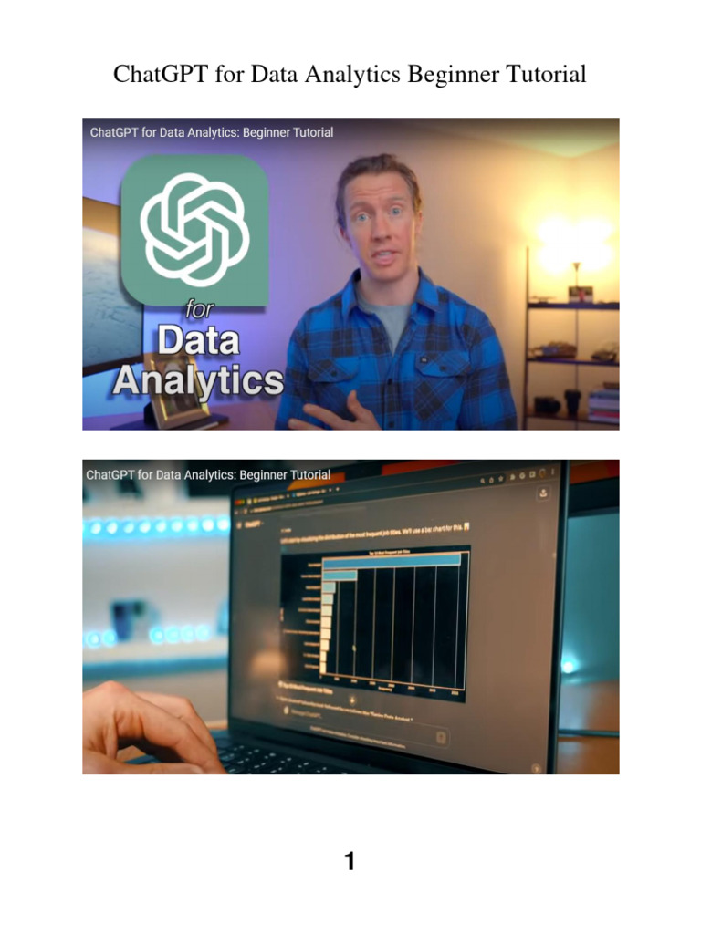 622-ChatGPT For Data Analytics Beginner Tutorial | PDF | Data Analysis | Statistics