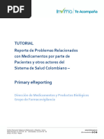 Tutorial E-Reporting VigiFlow (2025) | PDF | Farmacéutico | Medicamentos con receta