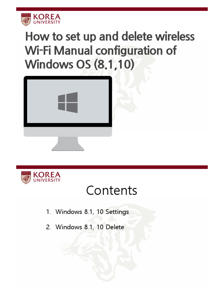 KU_Windows_Static_Manual_en_eduroam | Download Free PDF | Wi Fi ...