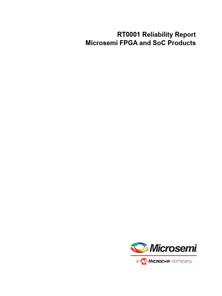 Microsemi FPGA and SoC Products Reliability Report RT0001 v17-2 | PDF ...