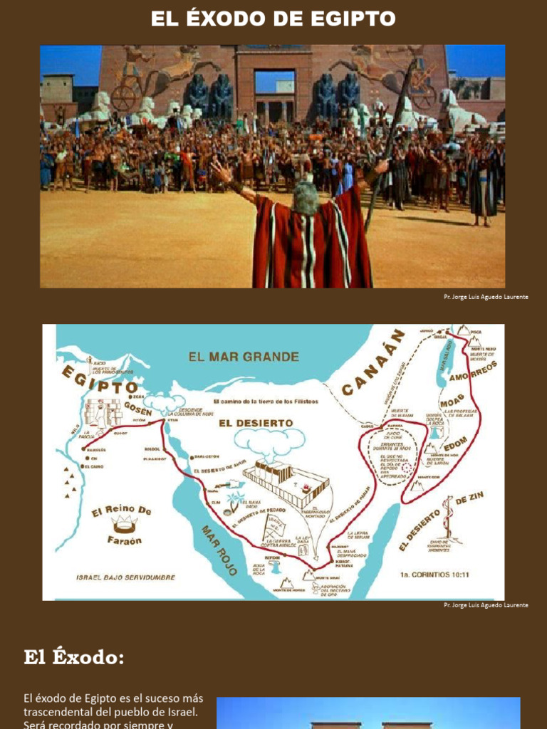 4 éxodo De Egipto Pdf Libro Del éxodo Libro De Números