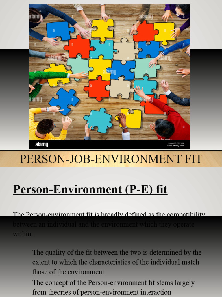 Organisational+Effectiveness+III+ +Person Environment+Fit+Slides+WP ...