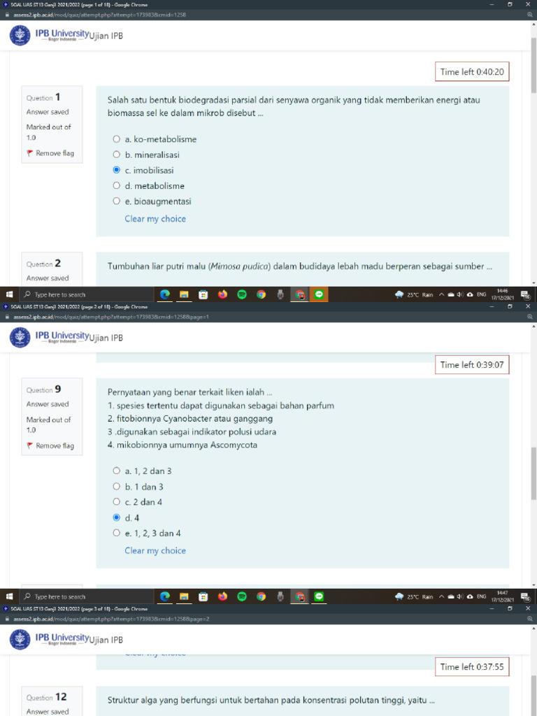 Uas Bio Kuliah 58 | PDF