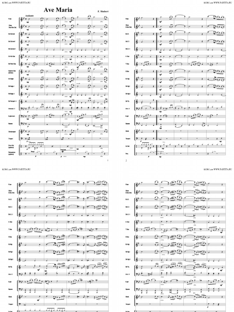 Ava Maria - Shubert | PDF