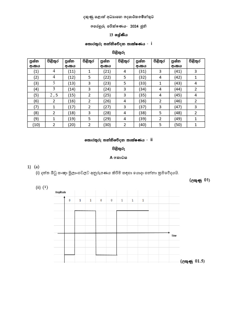 Marking Scheme ICT Grade13 | PDF