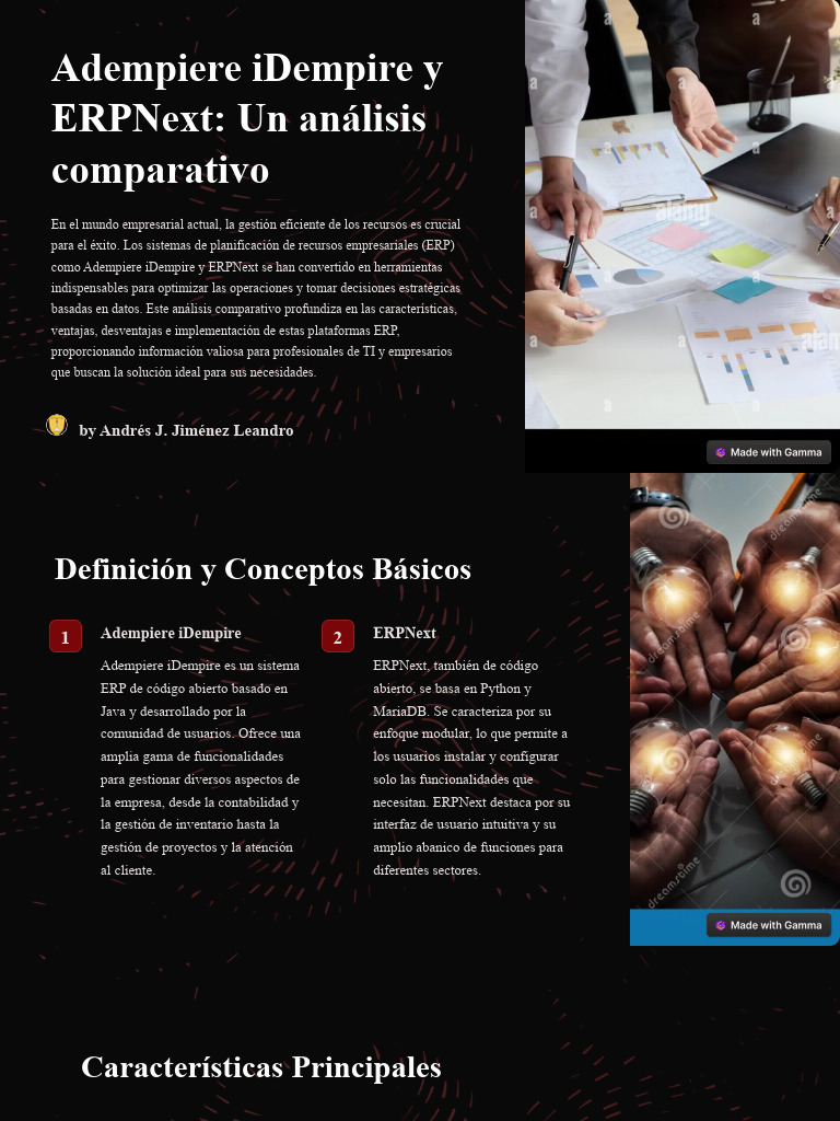 Adempiere Idempire y ERPNext Un Analisis Comparativo | PDF ...