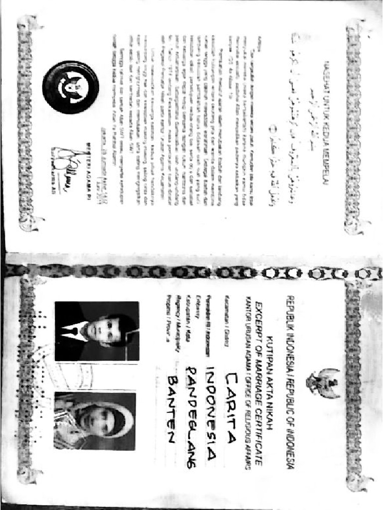 Buku Nikah Taufik | PDF