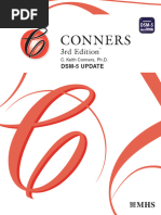 Conners Comprehensive Behavior Rating Scale | PDF | Mental Disorder ...