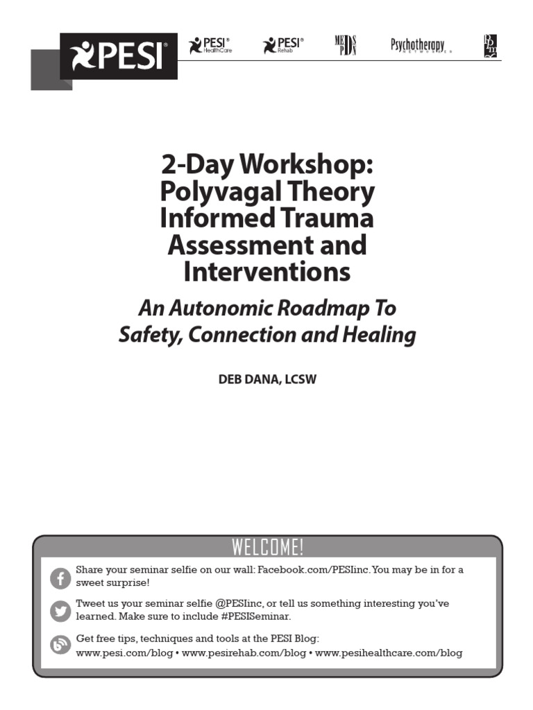 Polyvagal Theory Part 2 Handouts | PDF | Vagus Nerve | Autonomic Nervous System