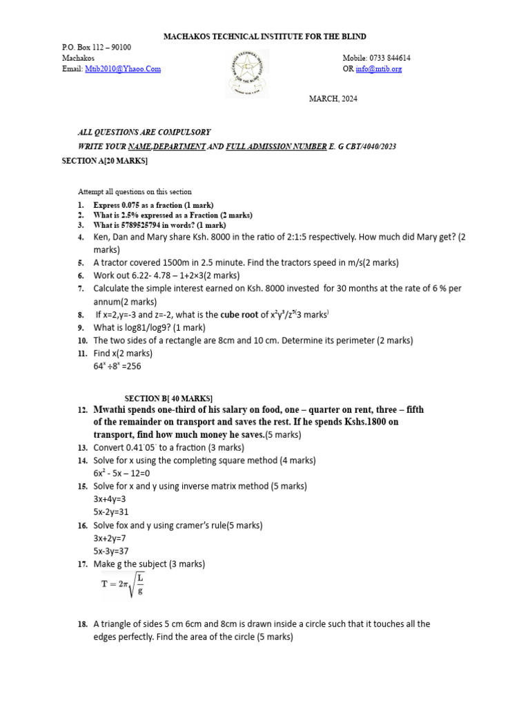 CBET LEVEL 5 Building Technology | PDF | Median | Mathematics