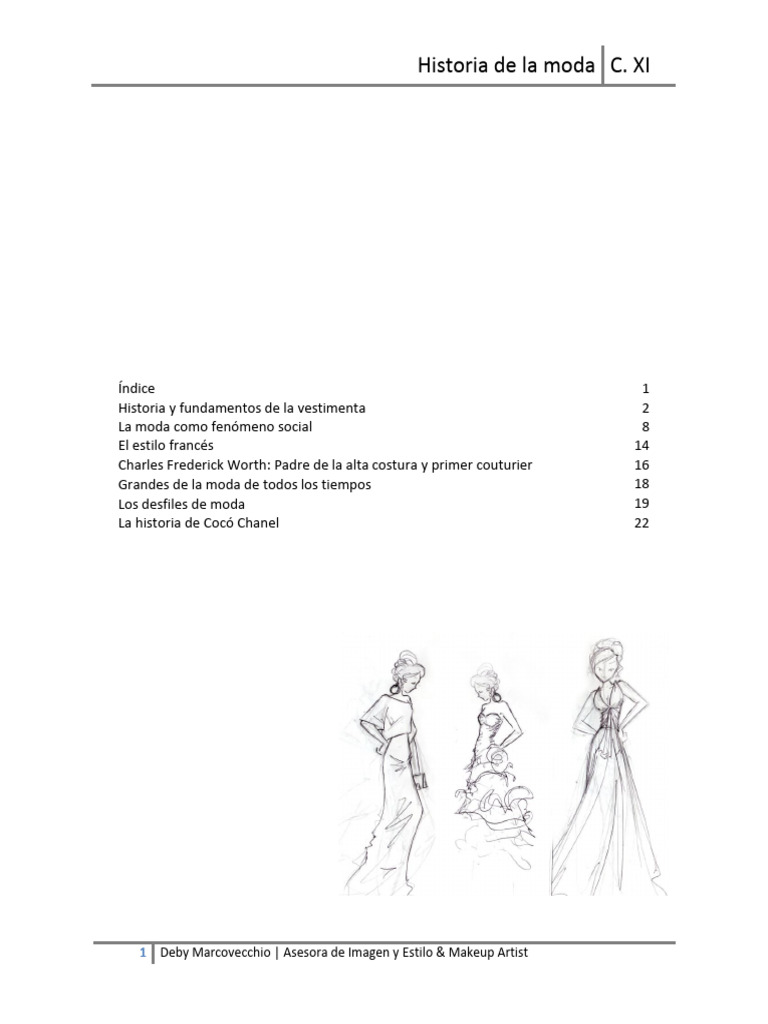 Historia de La Moda | PDF | Ropa | Moda