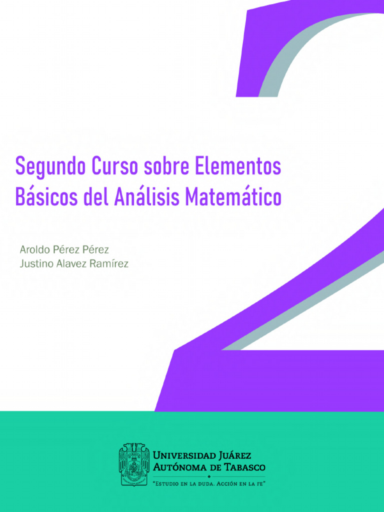 Segundo Curso Elementos Básicos Del Análisis Matemático | PDF | Integral | Derivado