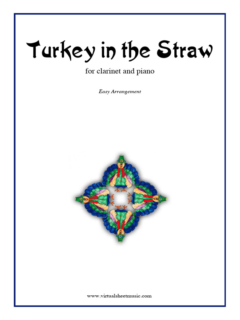 Turkey in The Straw Piano & Clarinet | PDF
