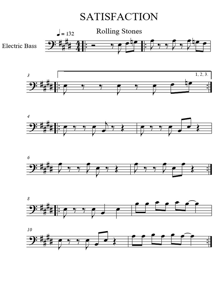 Satisfaction - Rolling Stones | PDF