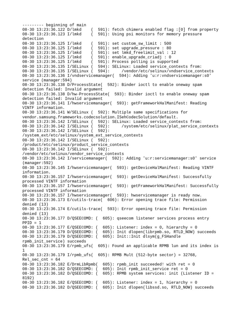 Logcat Prev CSC Log | PDF | Proprietary Software | Computing