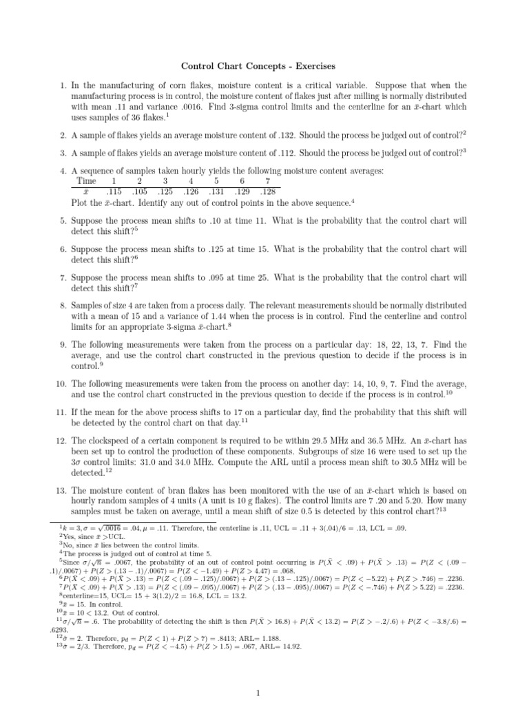 Chart Concepts Ex | PDF | Probability Theory | Normal Distribution