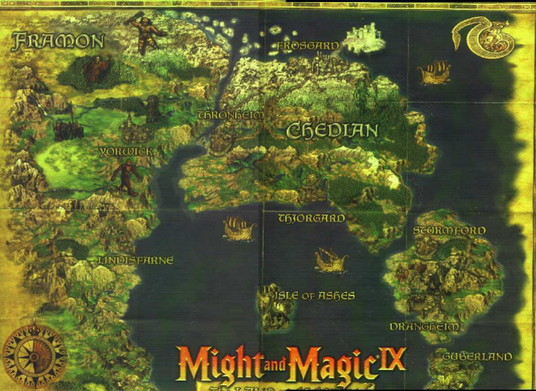 Might and Magic IX (Map - 2002) | PDF