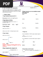 Tabela de Números de Oxidação (NOX) | PDF | Redox | Ligação química