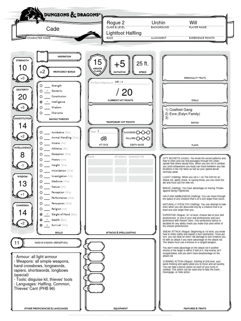 Cade | Download Free PDF | Role Playing Games