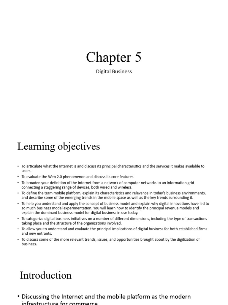 Chapter5 Info Systems | PDF | Internet | Computer Network