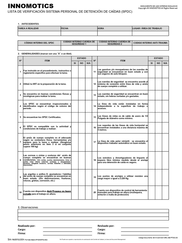 66151220-Ssa-Grl-Ge-Pt003 05 Inspeccion SPDC | PDF