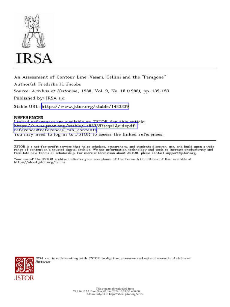 Jacobs AssessmentContourLine 1988 | PDF