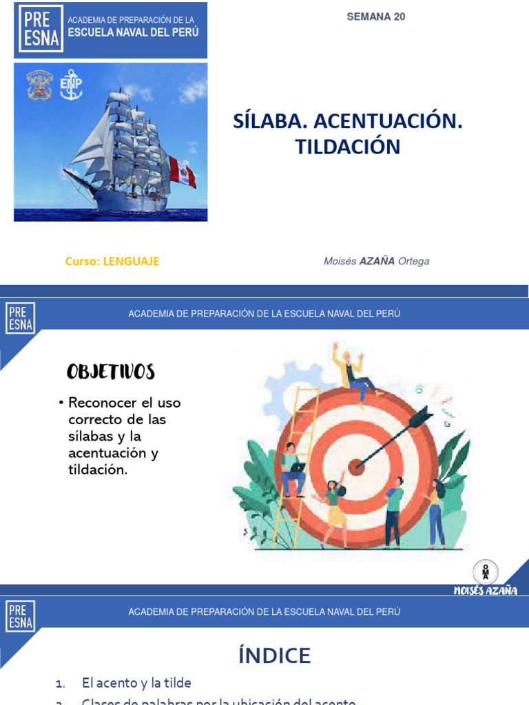 Le20. La Sílaba. Acento y Tilde. Moisés AZAÑA | PDF | Lingüística ...