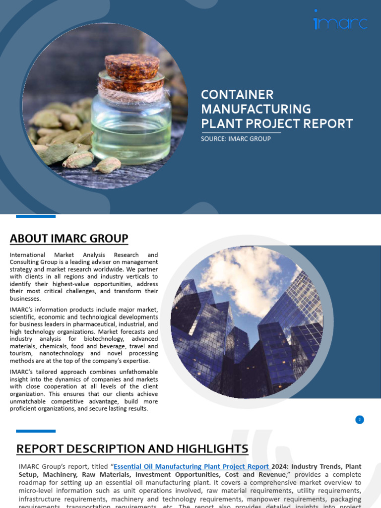 Essentialoilmanufacturingplantprojectreport 240415115745 0992c8e5 | PDF ...