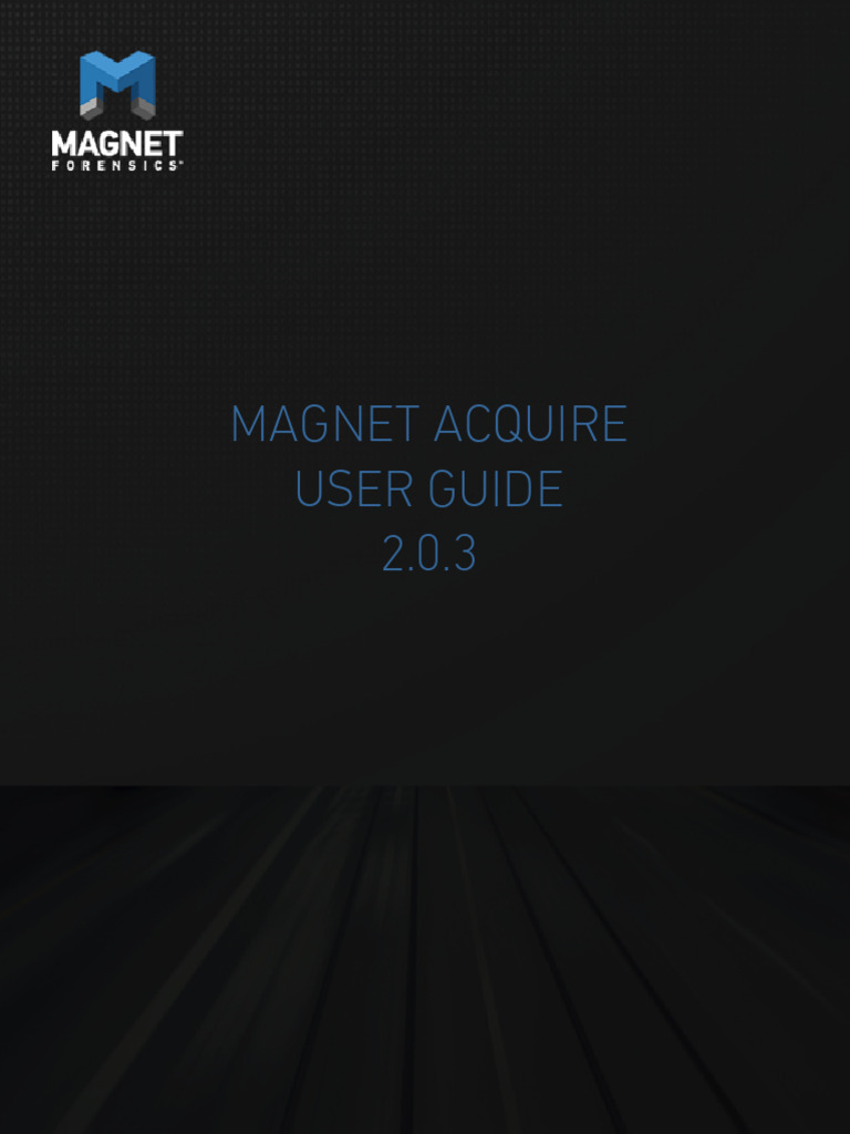 Magnet ACQUIRE User Guide | PDF | Computer File | Ios