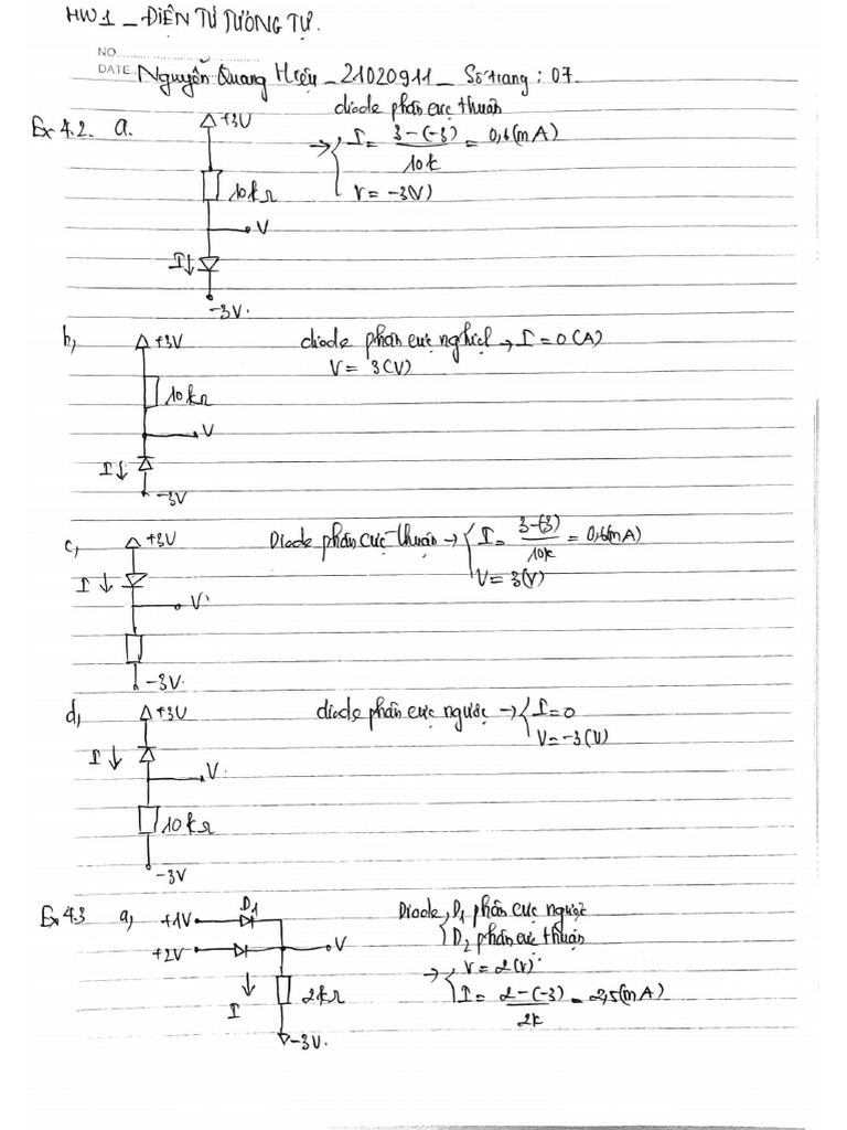 Homework1 - Diode | PDF