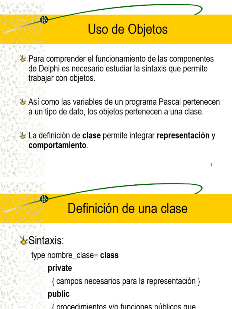 Delphi 12 Objetos y Clases | PDF | Ingeniería Informática | Desarrollo ...