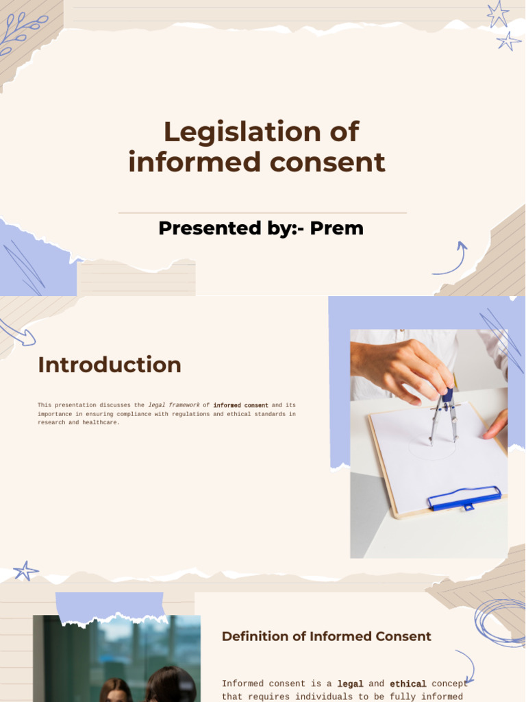 Informed Consent Legal Framework | PDF