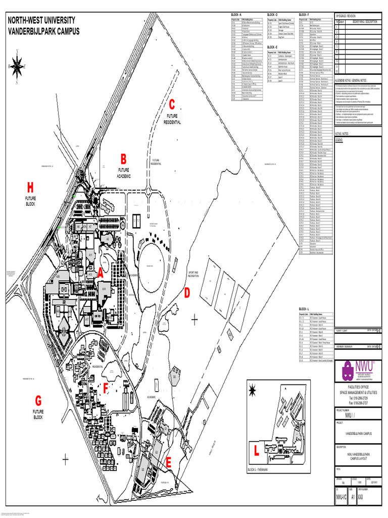 2024.vanderbijlpark Campus Map | PDF