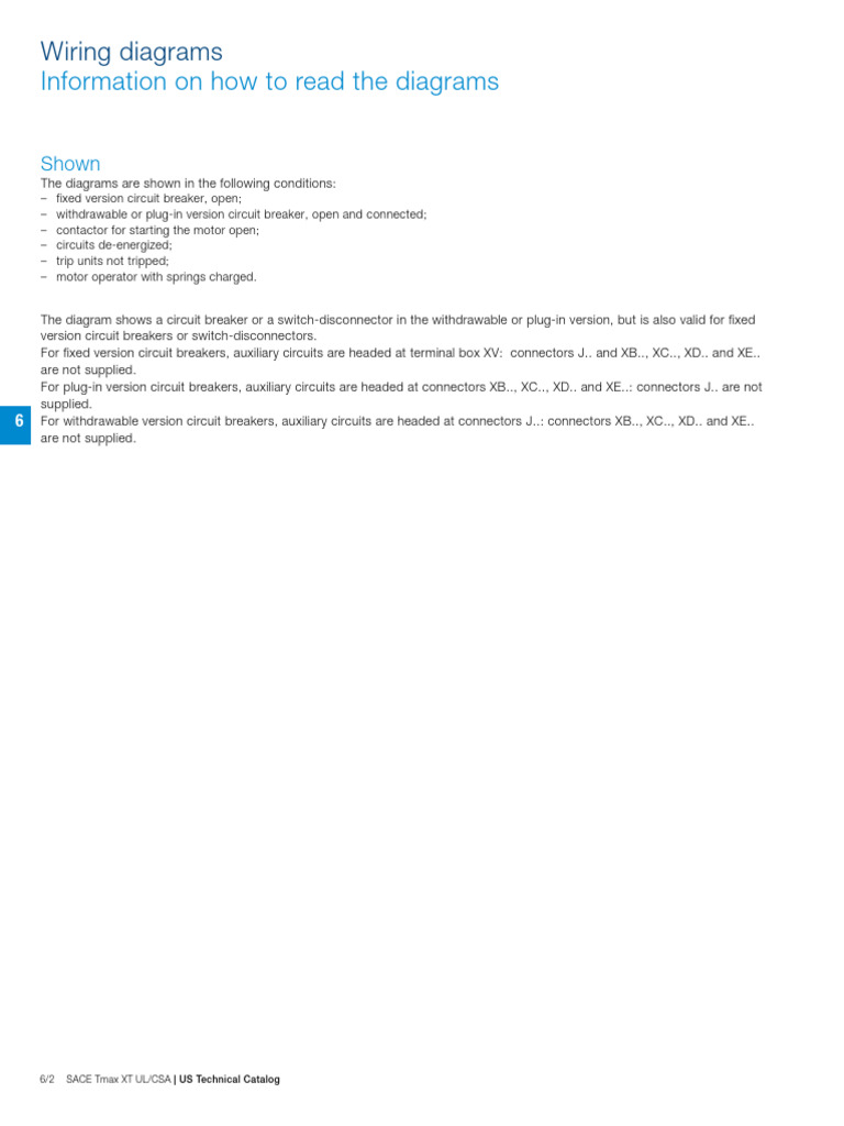Abb Circ XT WD | PDF | Relay | Electrical Connector