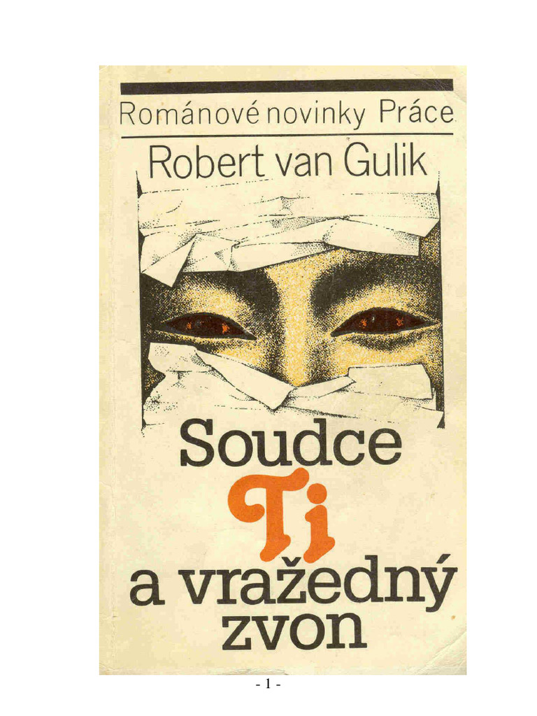 Robert Hans Van Gulik - Soudce Ti A Vražedný Zvon | PDF