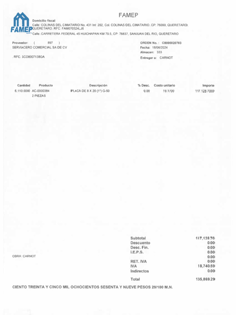 Certificados Placa 1, 18-06-24 | PDF