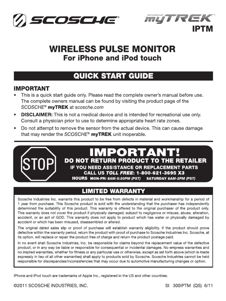 Wireless Pulse Monitor | PDF
