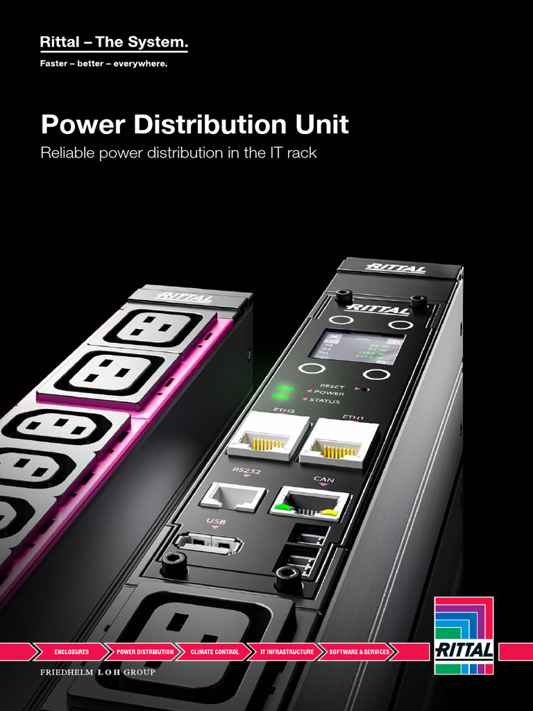 Rittal Power Distribution Unit - Reliable Power Distribut 5 5075 | PDF ...