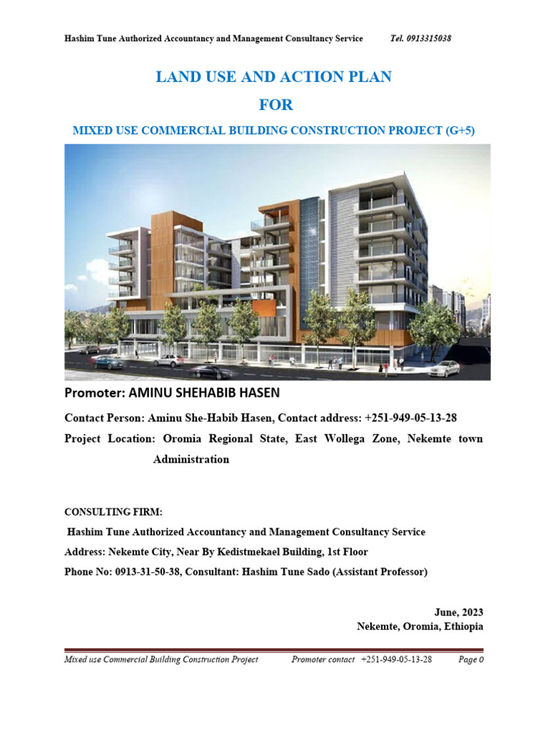 Land Use Plan for Mixed-Use Building | PDF | Economies